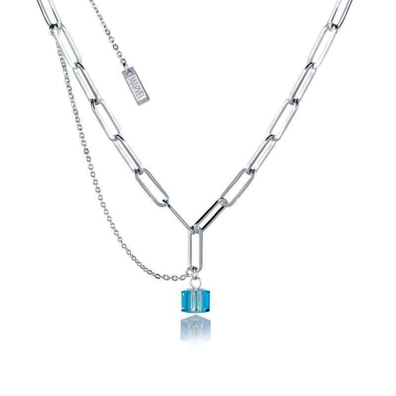 Marvel Tesseract Alternate Timeline Crystal Necklace